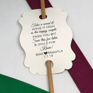 100pc Ribbon Wand Send off Package, Ribbon Wands and Ribbon Wand Favor ...