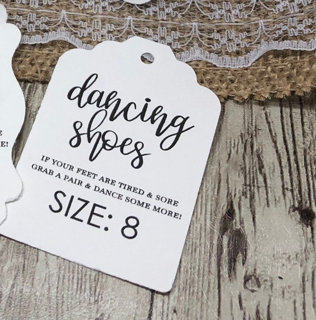 Flip Flop Favor Tags, Wedding Flip Flop Favor Tags, Wedding Reception ...