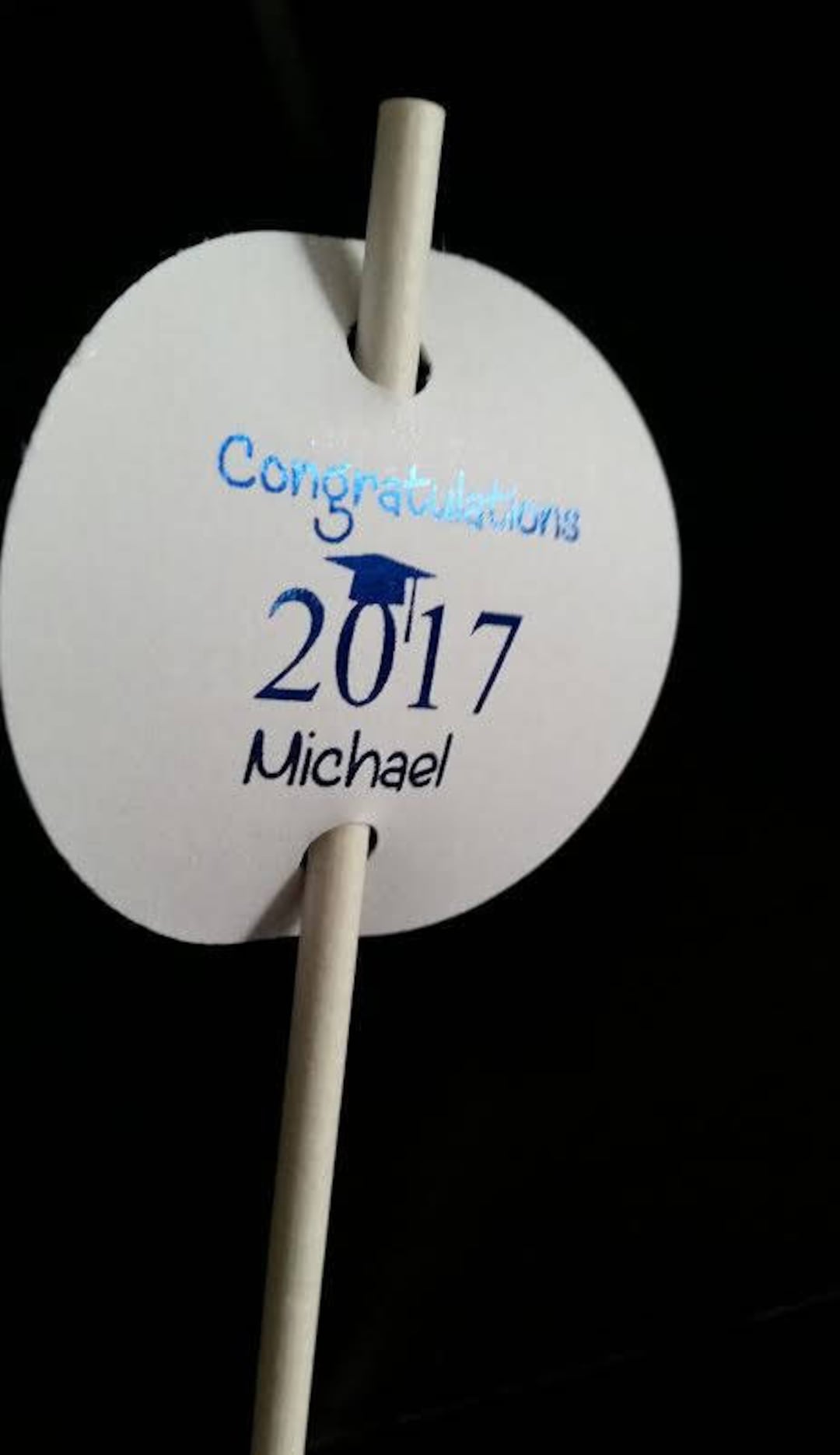 2" Graduation Cake Pop Tags: Gold Foil Party Favors - Etsy