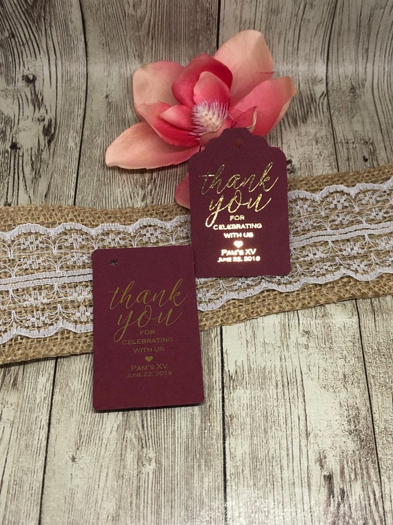 Sweet 15 16 Favor Tags Mis XV Anos Favor Tags Quinceanera | Etsy