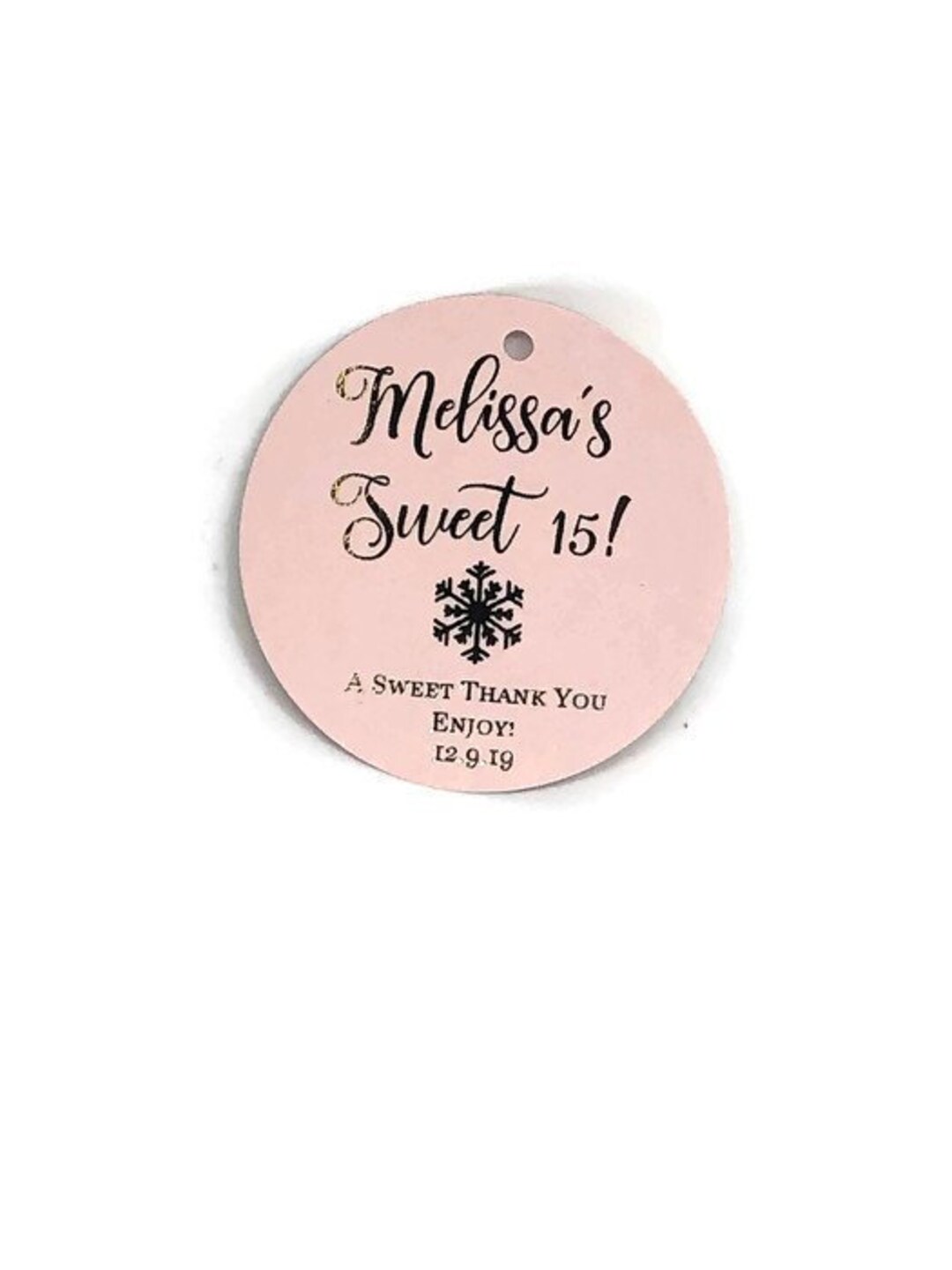 2" Personalized Mis Xv Anos Quinceanera Mis Quince Gracias Sweet Thank ...