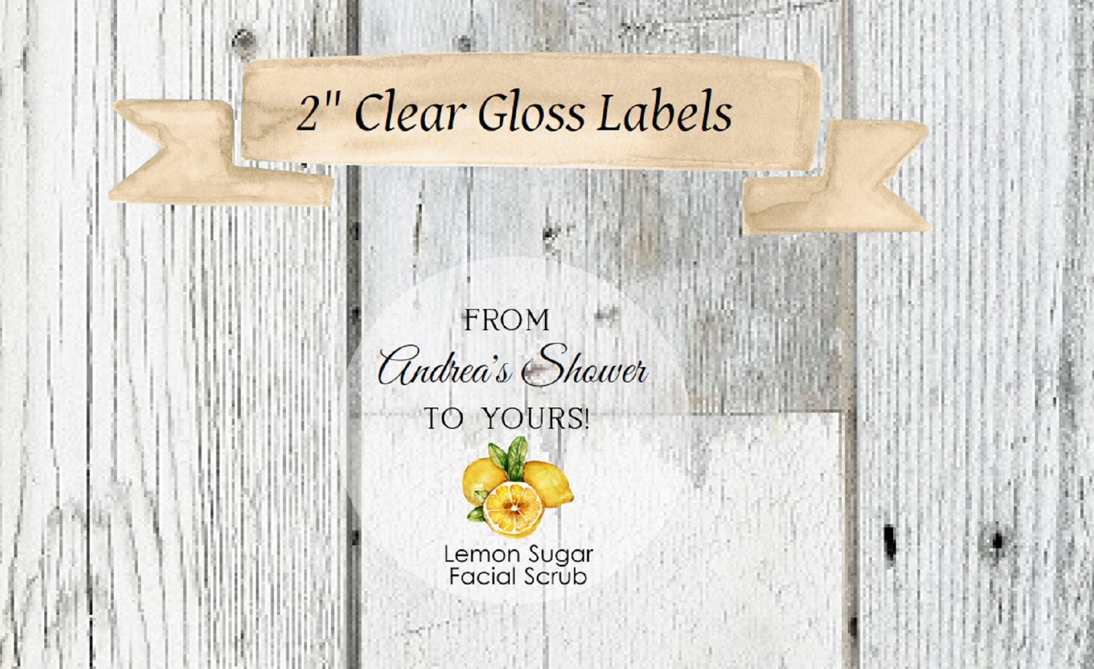 Clear Shower Stickers Baby Shower Stickers Bridal Shower - Etsy
