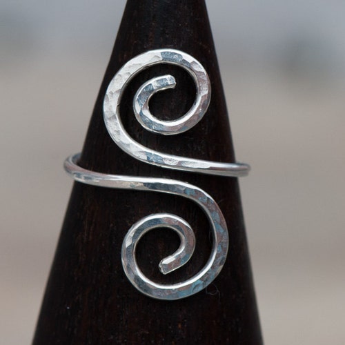 Adjustable Thumb Ring Sterling Silver Middle Finger Ring - Etsy