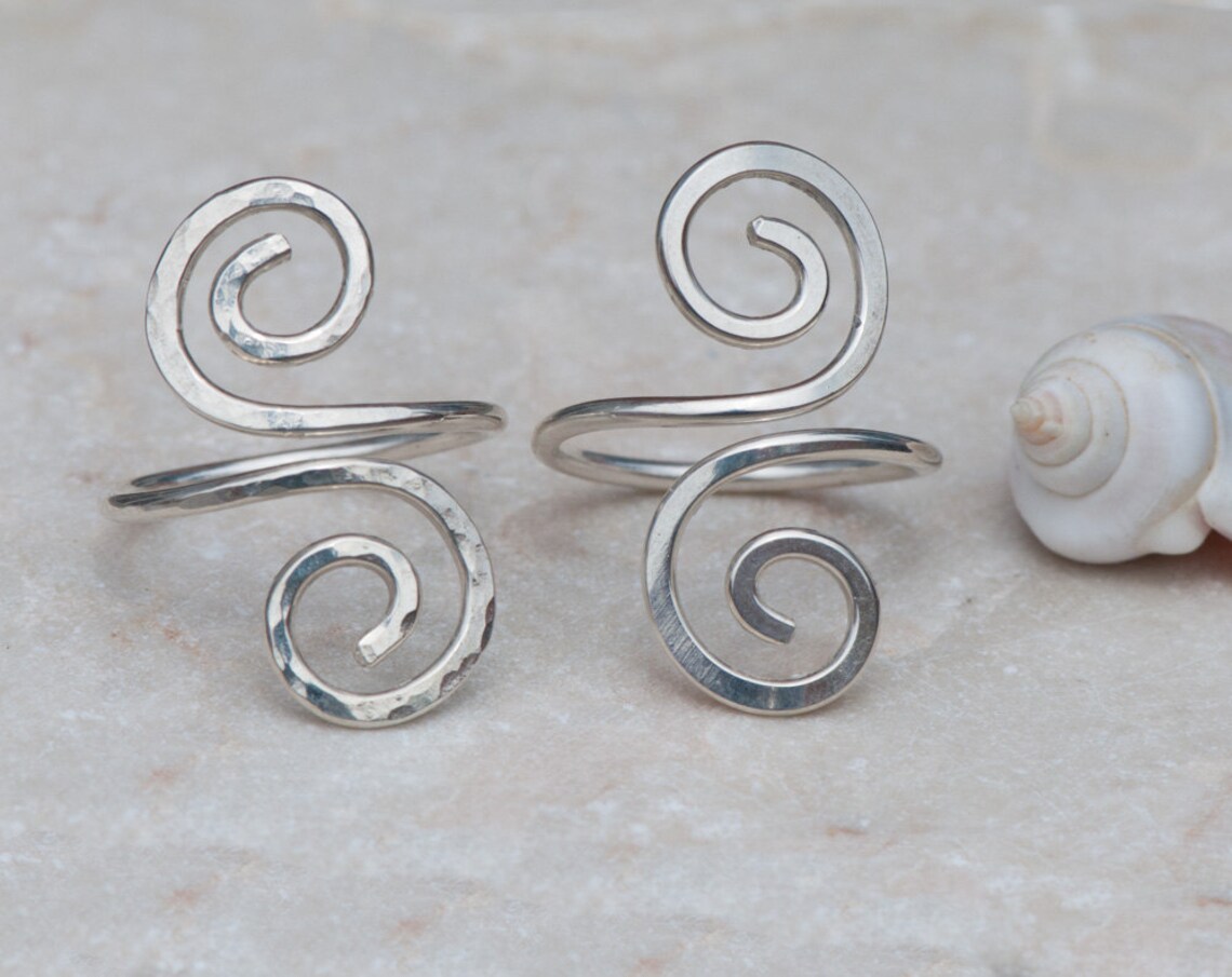 Adjustable Thumb Ring Sterling Silver Middle Finger Ring - Etsy