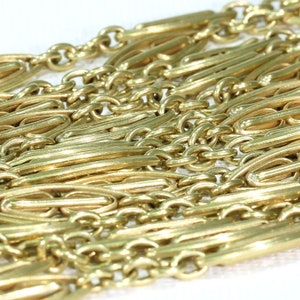 Antique French 18k Gold Long Guard Chain C. 1890 60 - Etsy