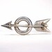 Antique Victorian Arrow and Circle Scottish Pebble Brooch Pin - Etsy