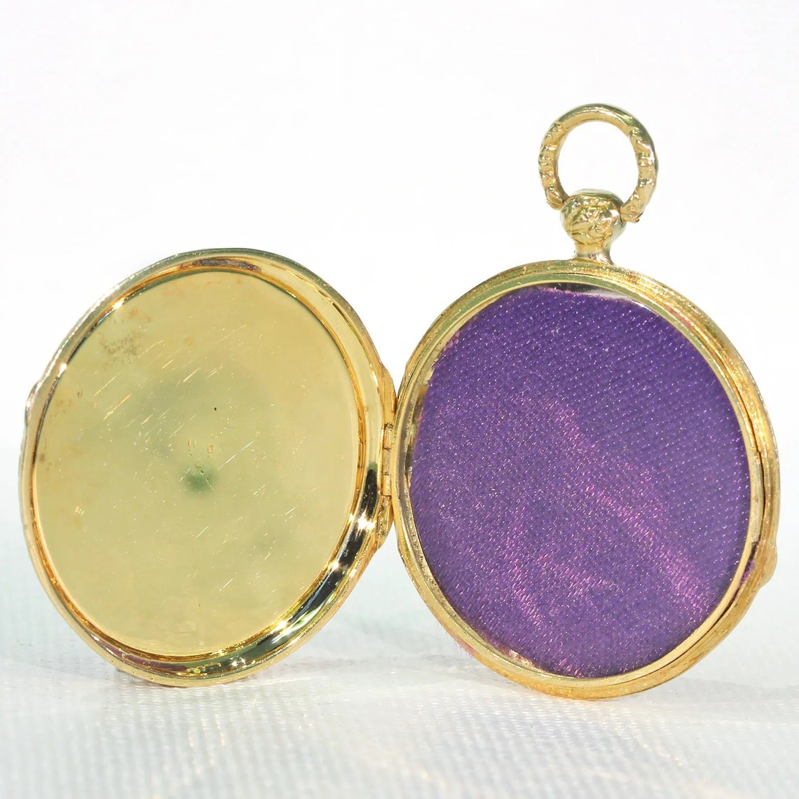 Georgian Enamel Portrait Locket Pendant 18k Gold - Etsy