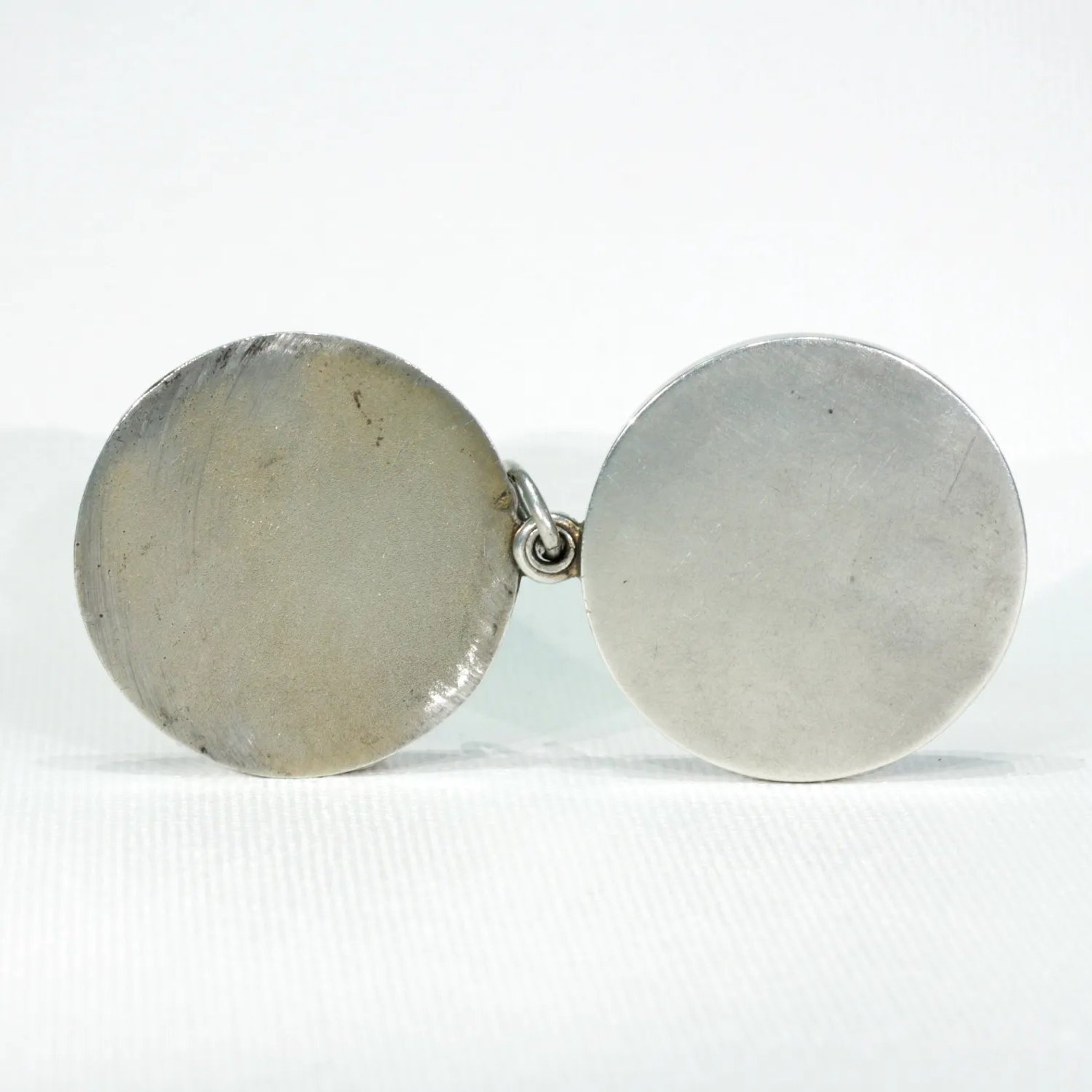 Antique Art Nouveau Silver Enamel Locket Woman Motif | Etsy