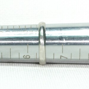 Vintage Platinum Wedding Band Ring Size 6.5 - Etsy