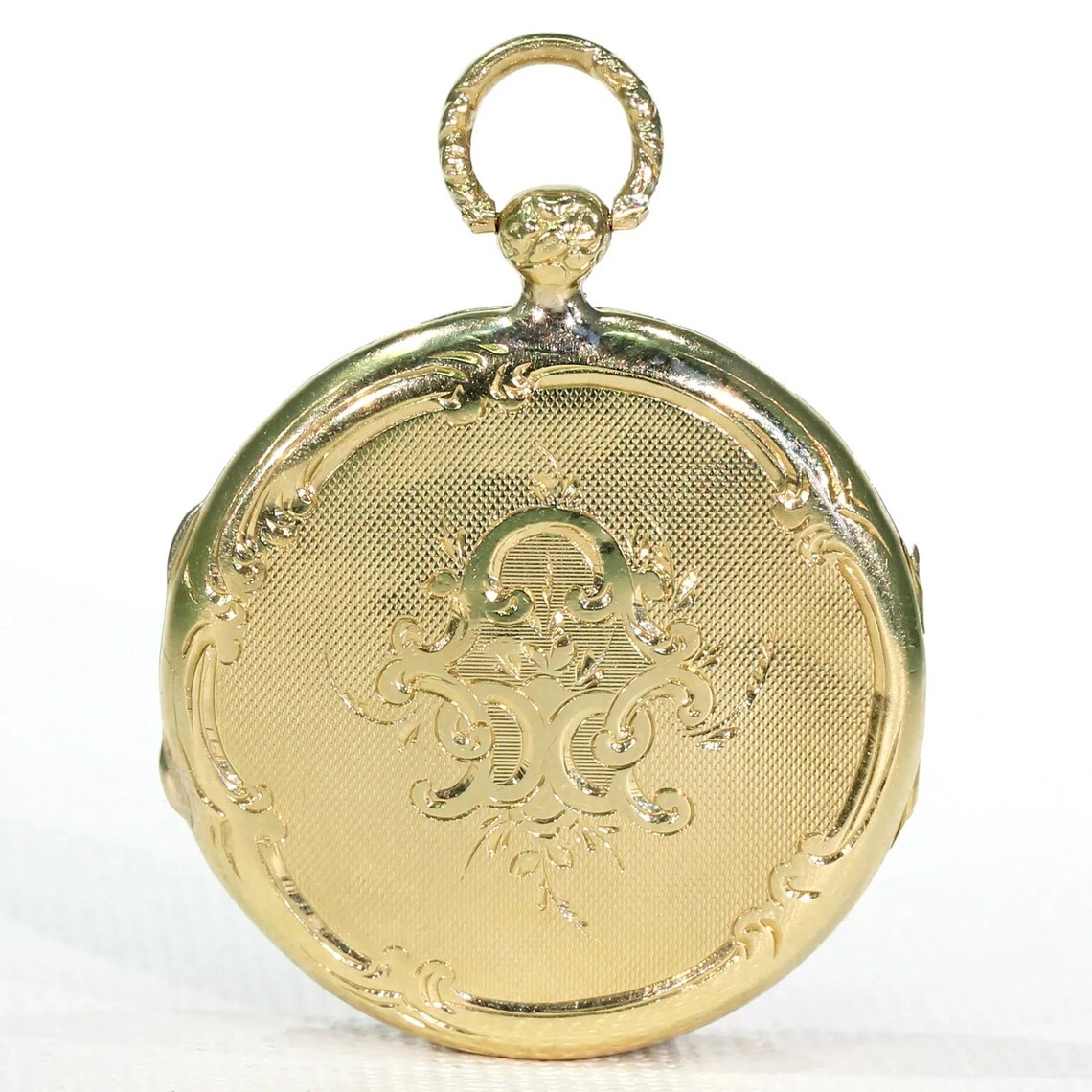 Georgian Enamel Portrait Locket Pendant 18k Gold - Etsy