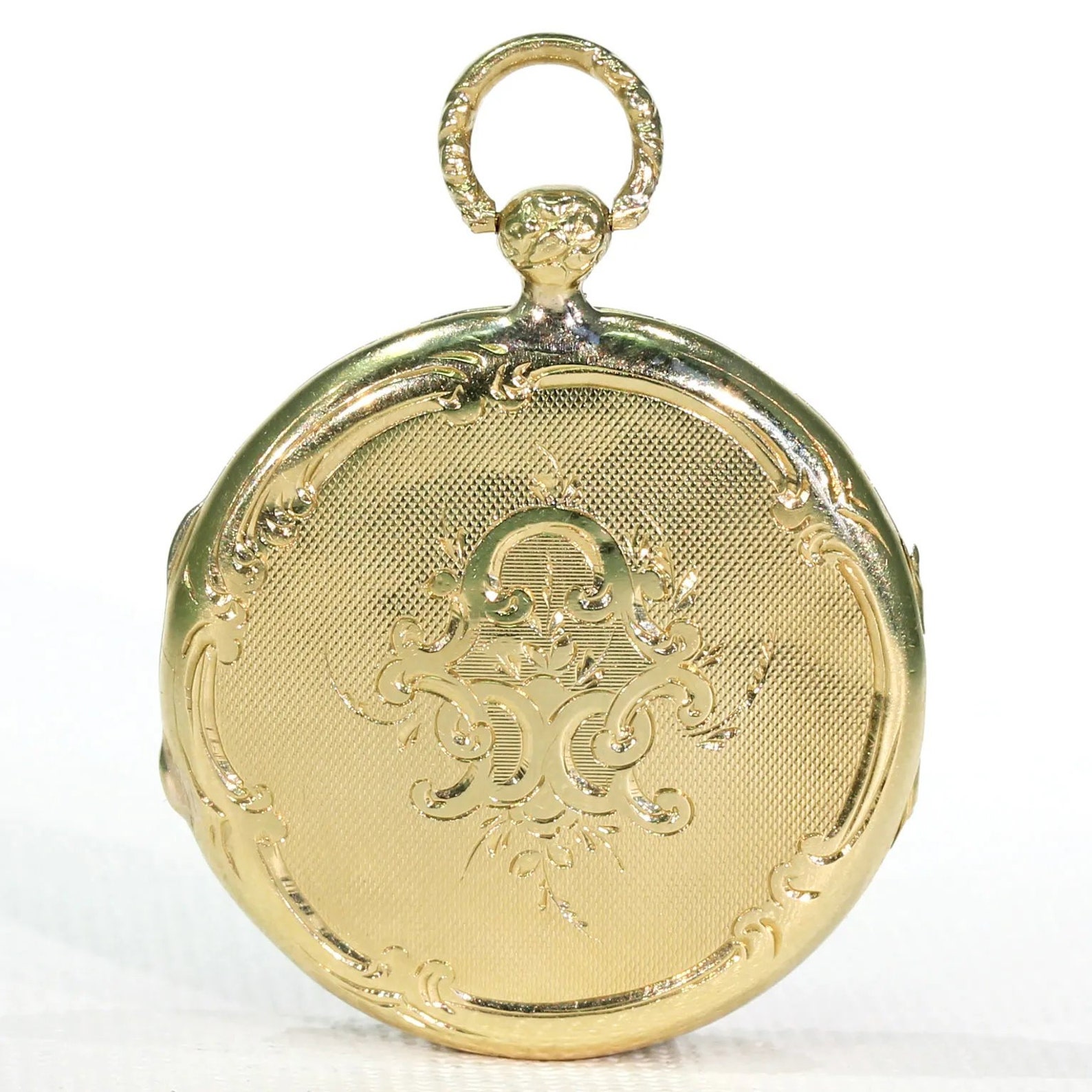 Georgian Enamel Portrait Locket Pendant 18k Gold - Etsy