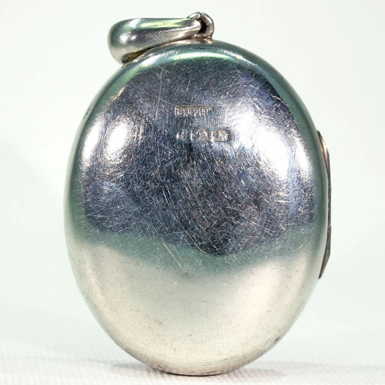 Victorian Embossed Silver Locket Button Design Birmingham 1880 - Etsy