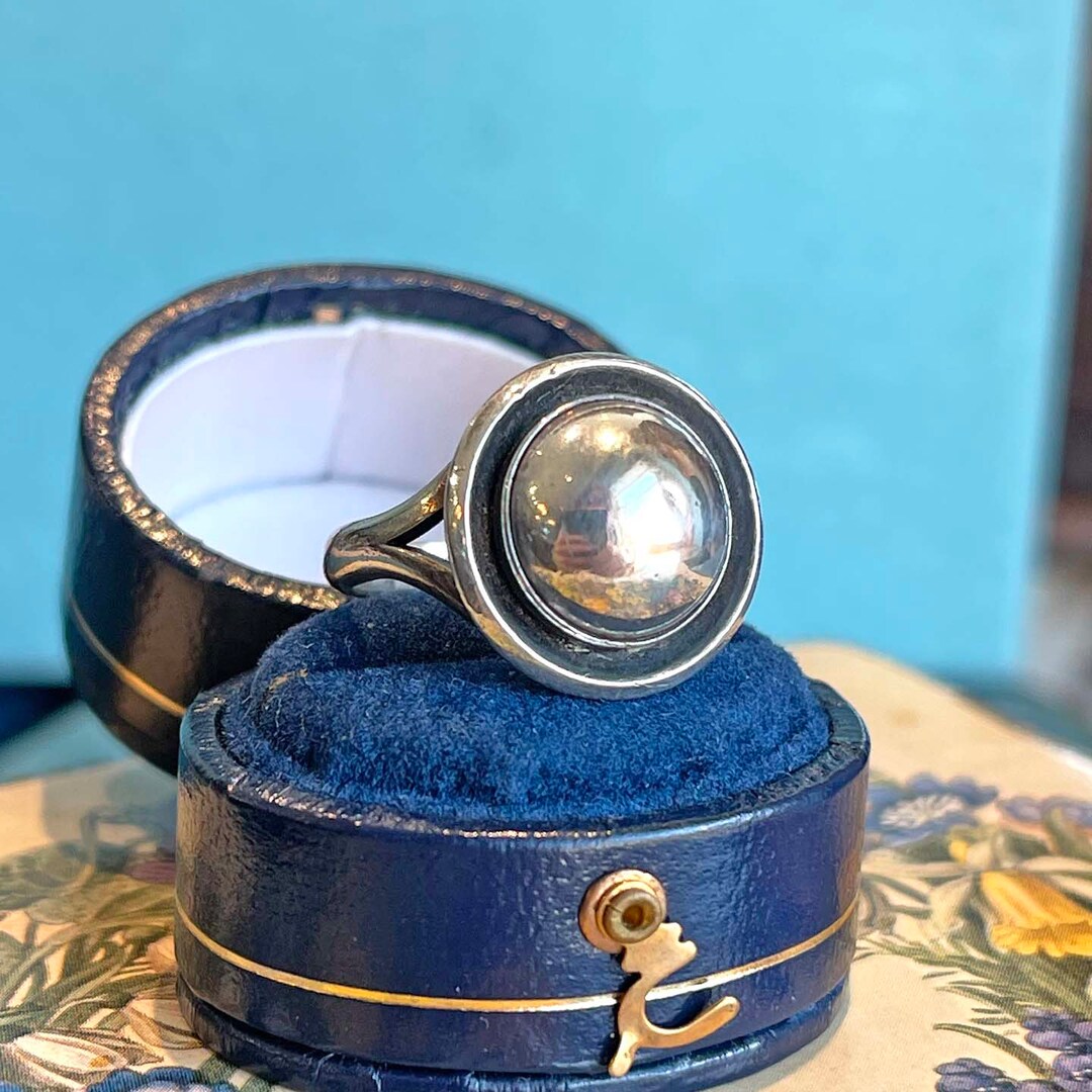 Vintage Silver MCM Ring N.E. From Denmark - Etsy UK