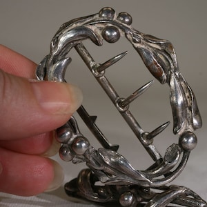 Antique French Art Nouveau Mistletoe Silver Belt Buckle - Etsy