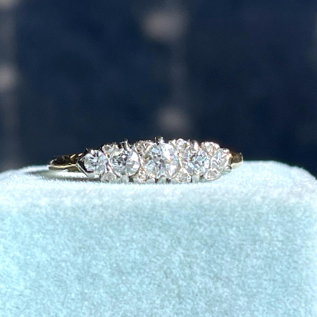 Antique Gold and Diamond Ring – A Belle Époque Sparkler, C. 1910 Size 6 ...