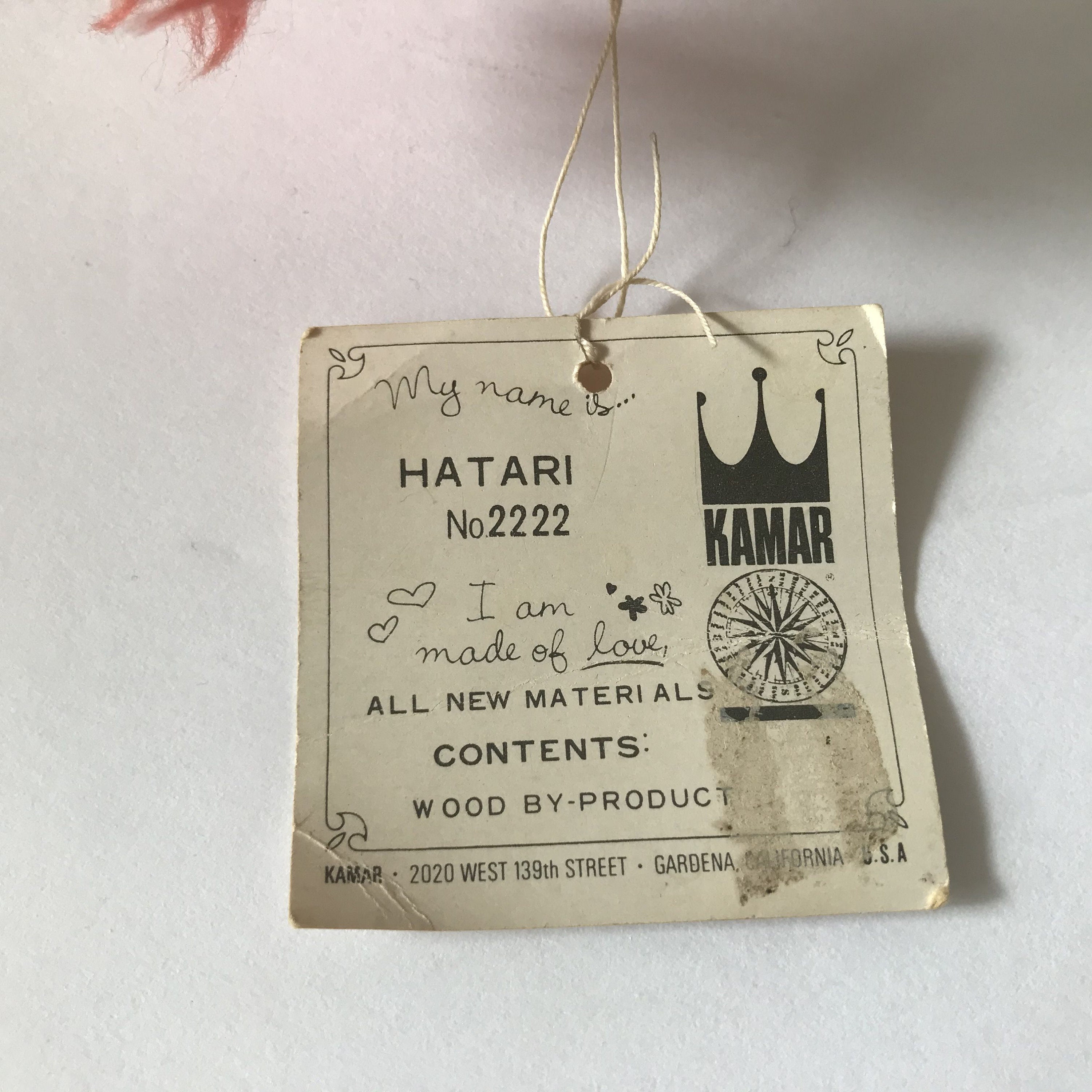 Vintage Plush Rhinoceros Kamar Hatari 1960s Japan Another Wild Thing Red #2222 - Etsy