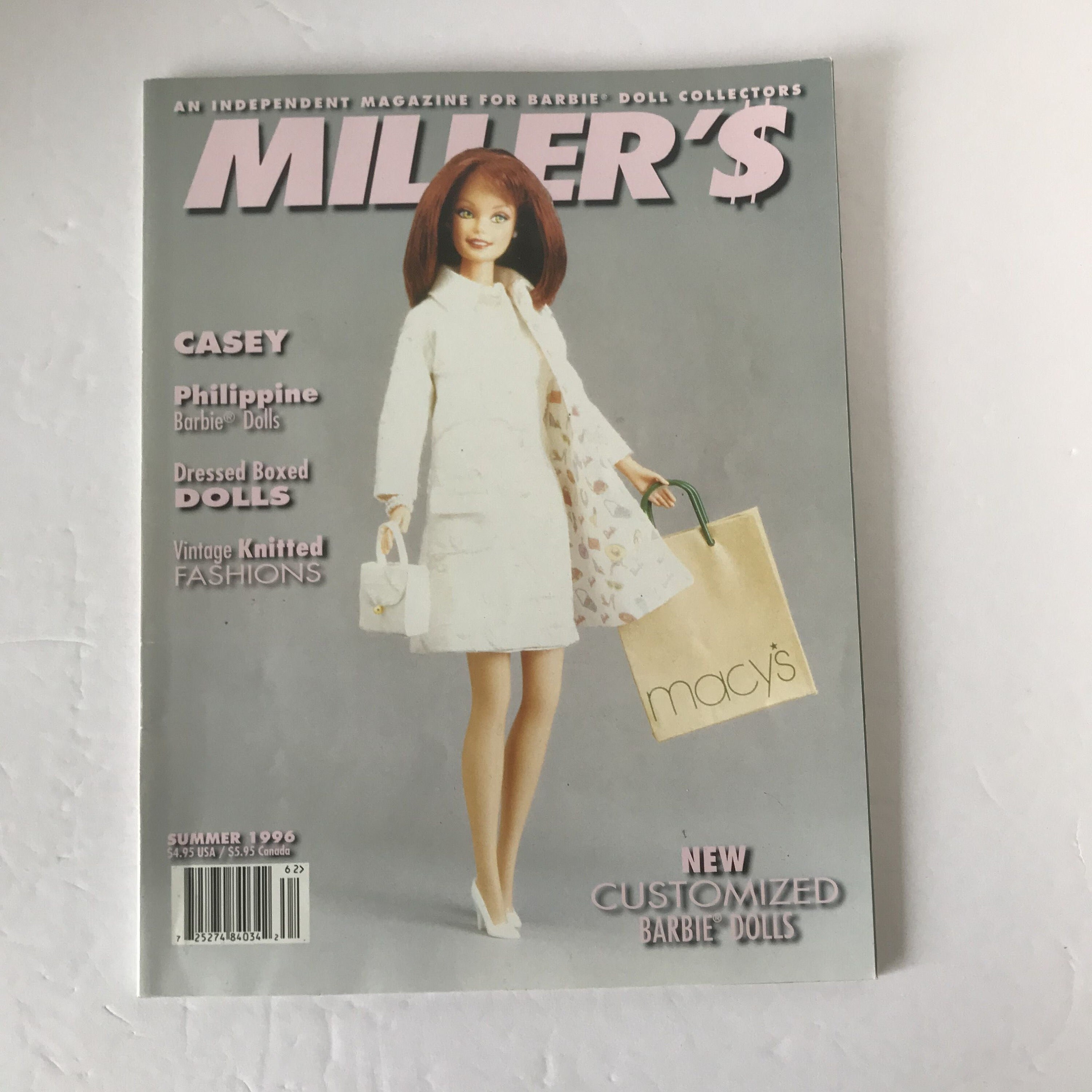 Millers Barbie Doll Collectors Magazine Summer 1996 With CD Casey - Etsy