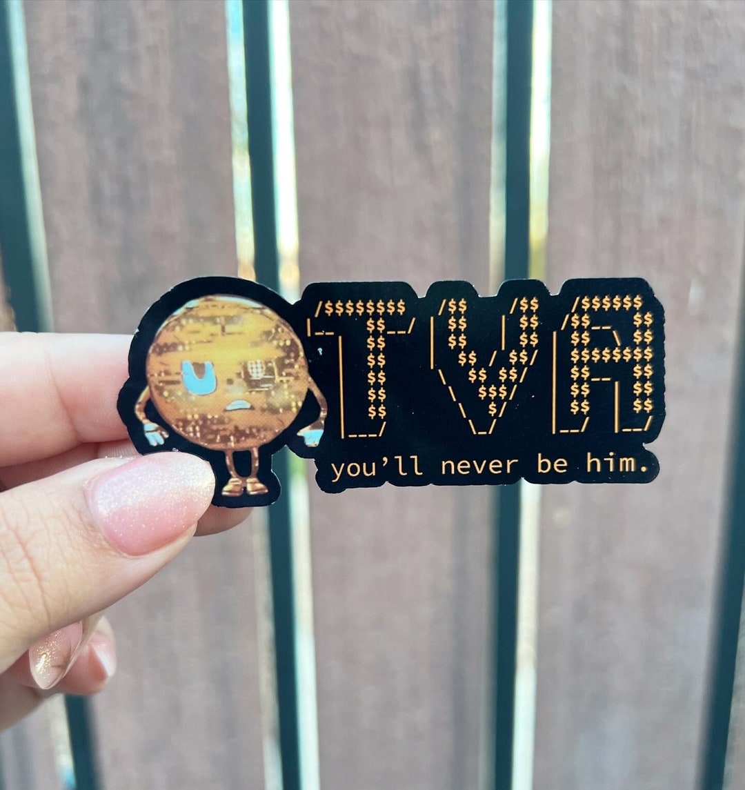 LOKI TVA Glitch Time Variance Authority Logo With Miss Minutes Sticker ...