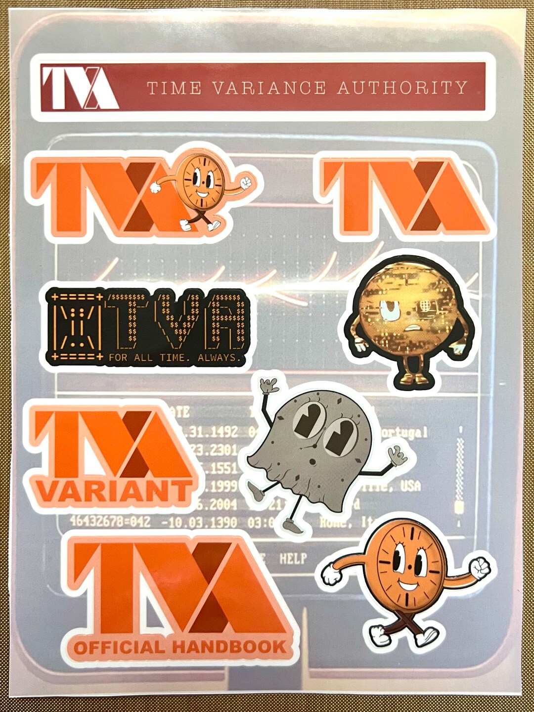 NEW LOKI TVA Time Variance Authority Best Sellers Mini Sticker Sheet - Etsy