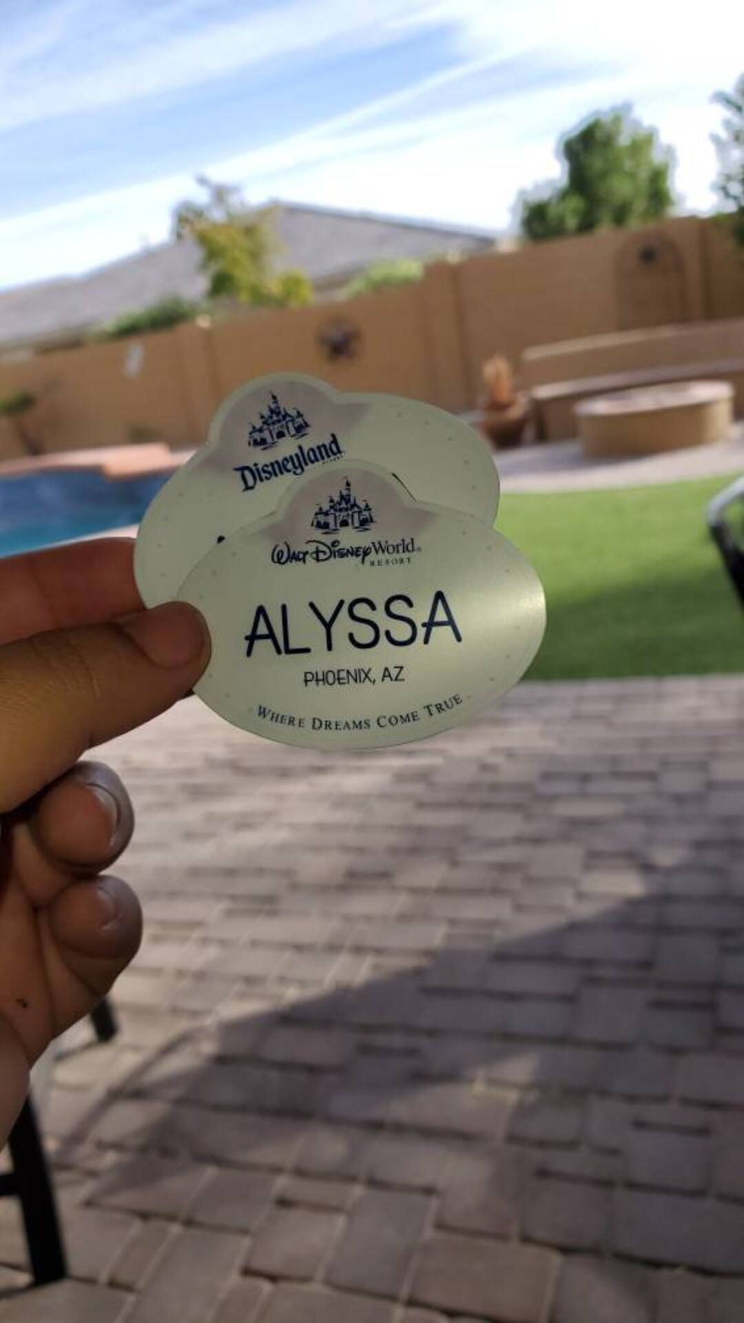 Custom Disney Resorts Name Tags Waterproof - Etsy