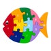 Fish Numbers Puzzle: Chunky Wooden Toy for Toddlers - Etsy