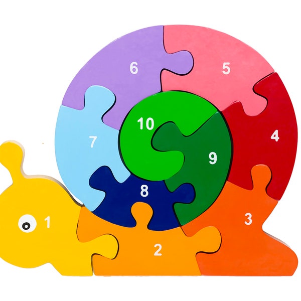 Number Puzzle - Etsy