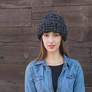 Cuffed Beanie, Knit Wool Hat, Slouchy Hat, THE CLASSIC CUFF Shown in ...