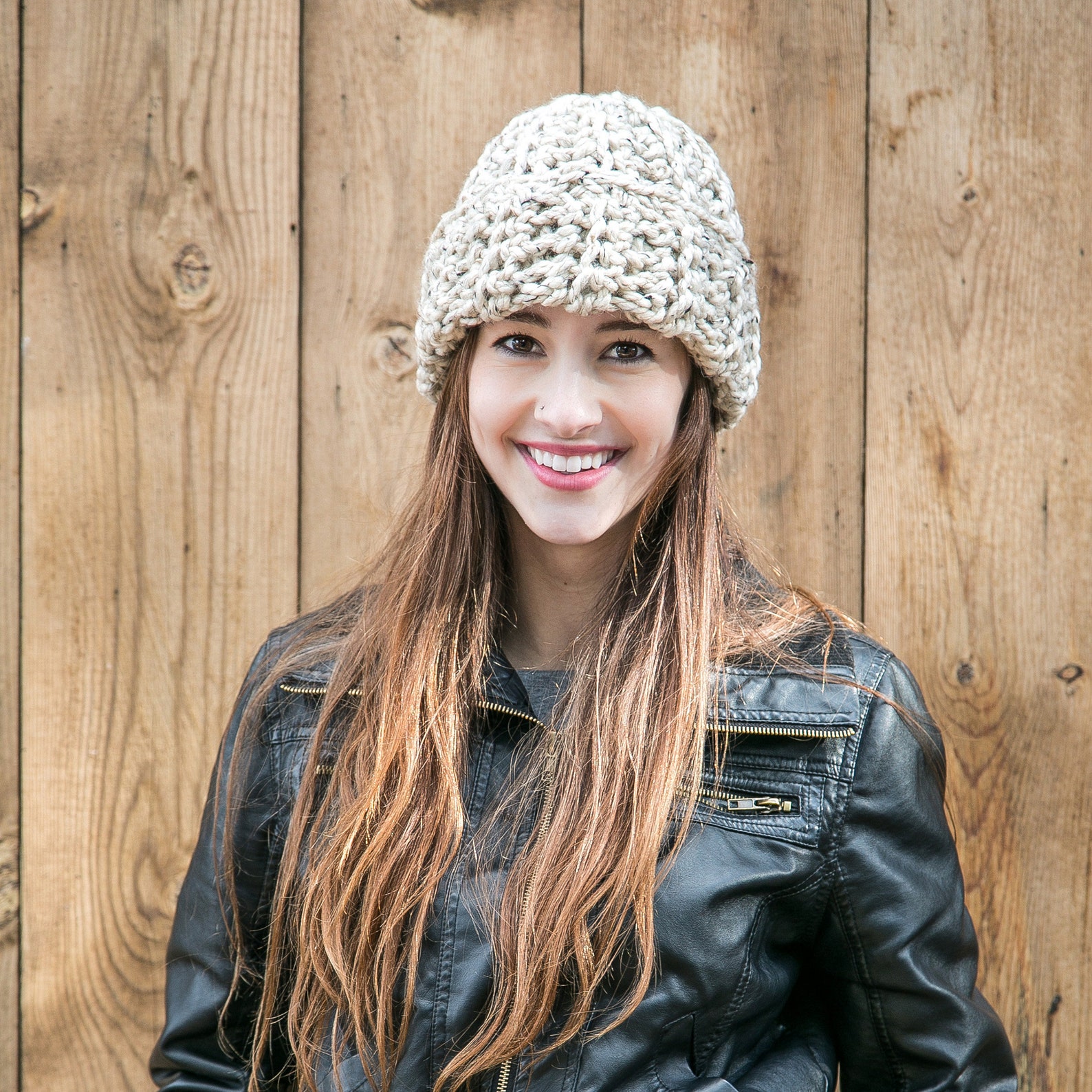 Cuffed Hat, Knit Wool Hat, Slouchy Beanie, THE CLASSIC CUFF Shown in ...