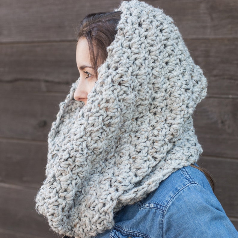 CROCHET PATTERN, Infinity Scarf Pattern, Beginner Crochet Pattern ...