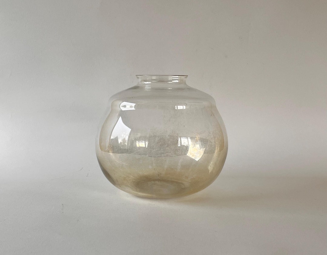 Vintage Dutch Glass Vase Designed by Chris Lanooy for the Leerdam Glass ...