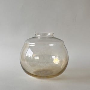 Vintage Dutch Glass Vase Designed by Chris Lanooy for the Leerdam Glass ...