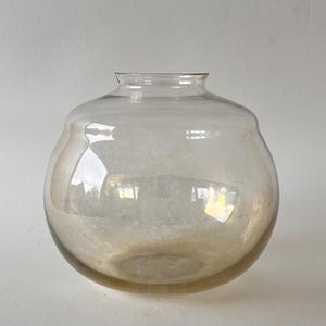 Vintage Dutch Glass Vase Designed by Chris Lanooy for the Leerdam Glass ...