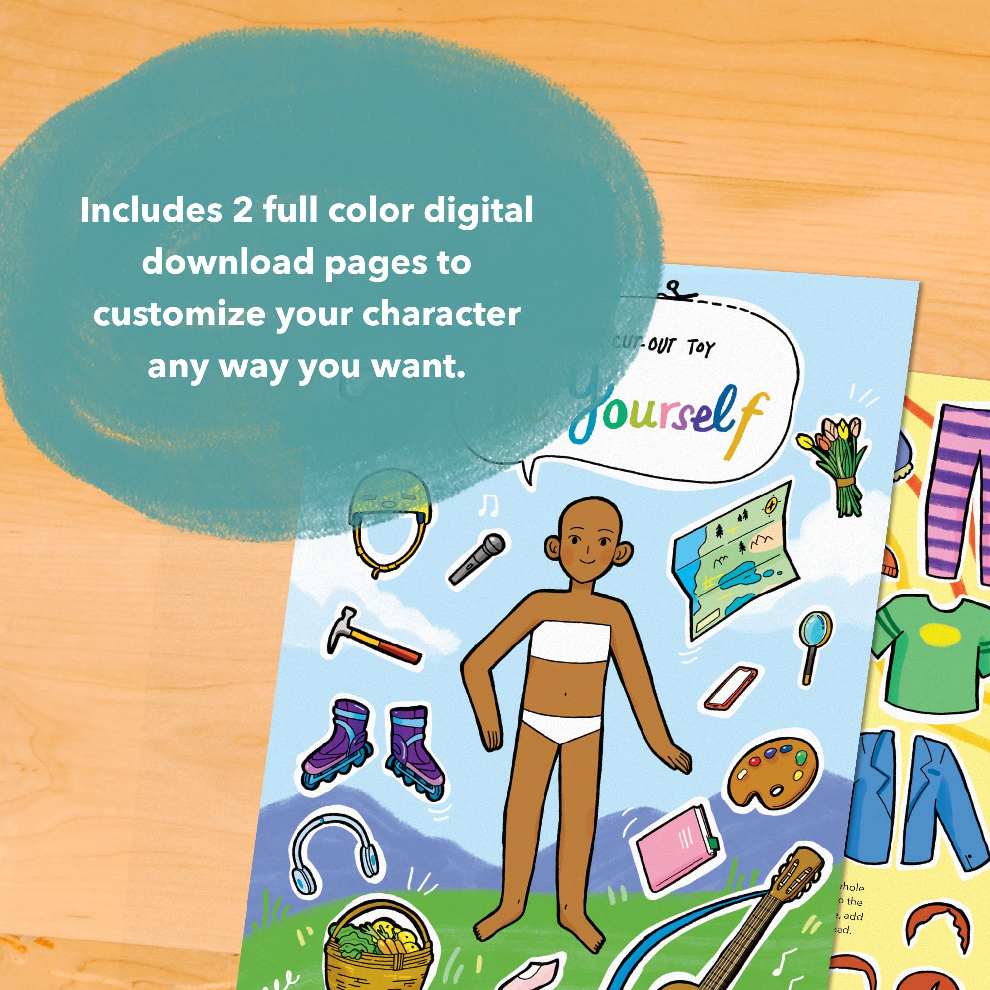 Printable Paper Cut-out Doll Digital Download - Etsy