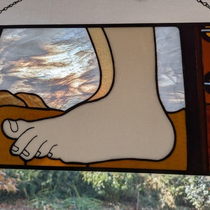 Monty Python Stained Glass Panel - Monty Python Fan Art, Foot Stained ...