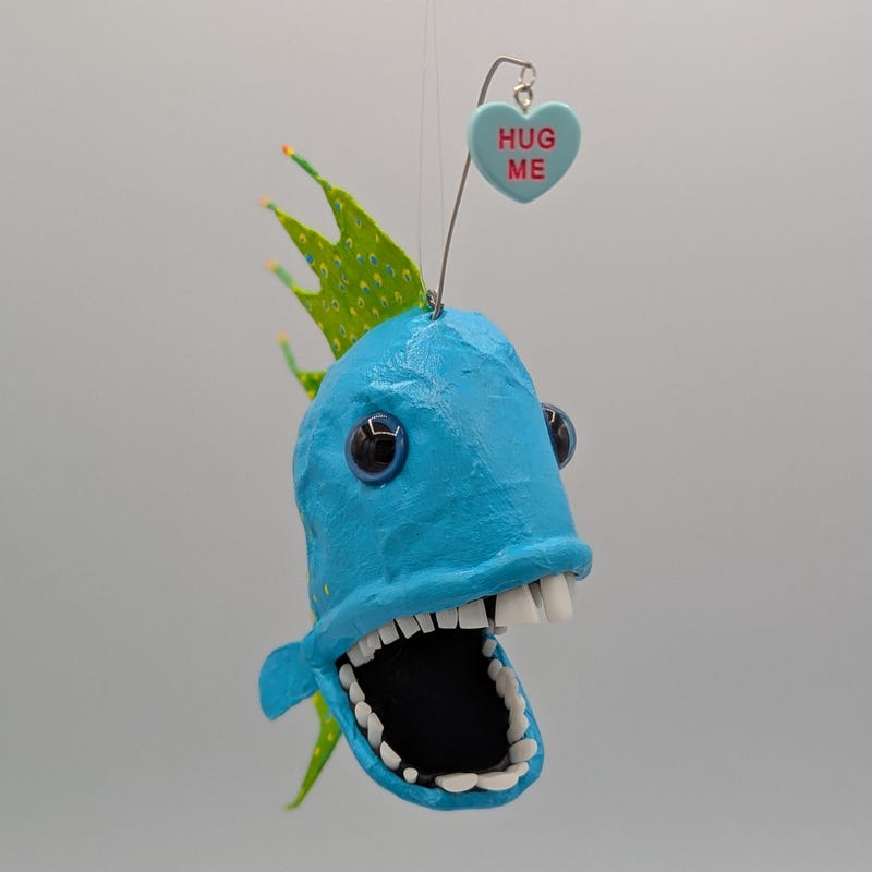 Paper Mache Fish - Etsy