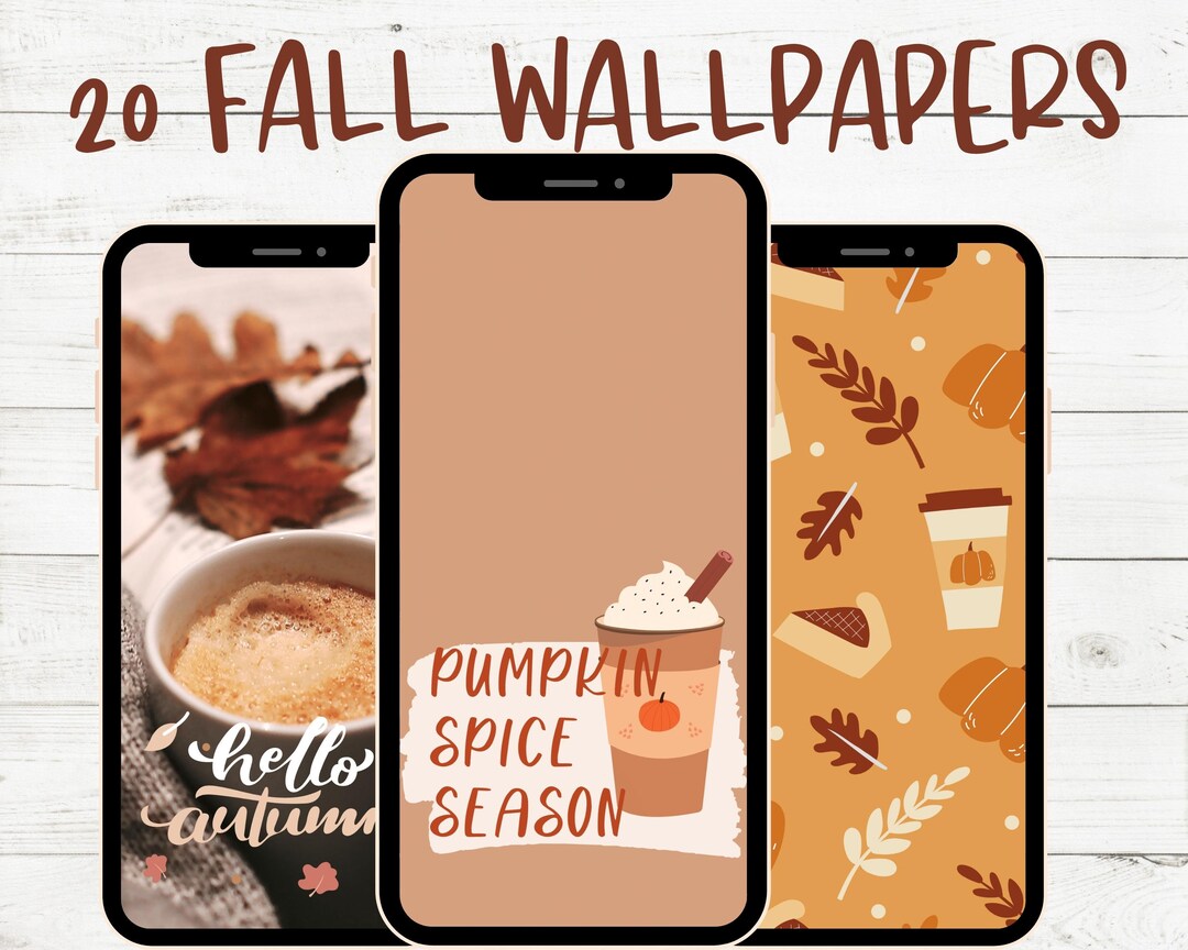 20 Fall Phone Wallpapers, Autumn Aesthetic, Ios 15, Ios 16, Pumpkin ...
