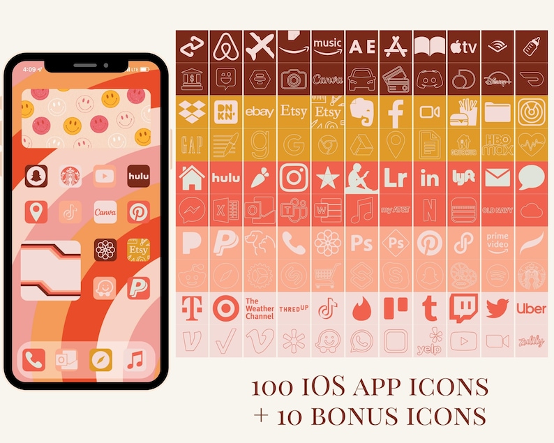 3000 App Icons Retro Ios 14 Icons Retro Iphone Wallpaper - Etsy