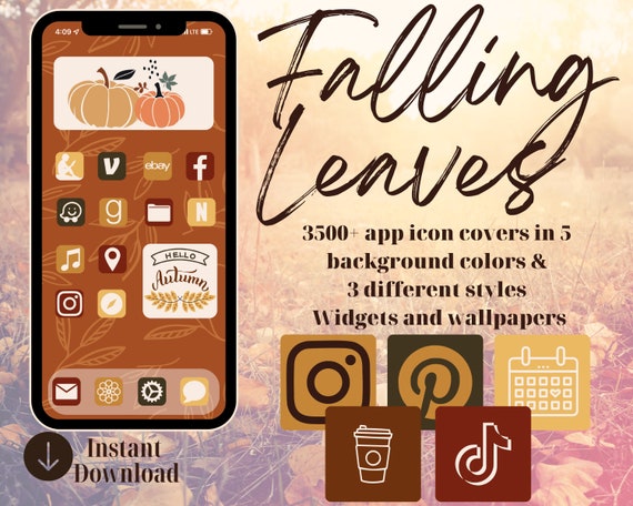 3000 Fall App Icons Ios 14 Icons Fall App Icon Pack Ios - Etsy