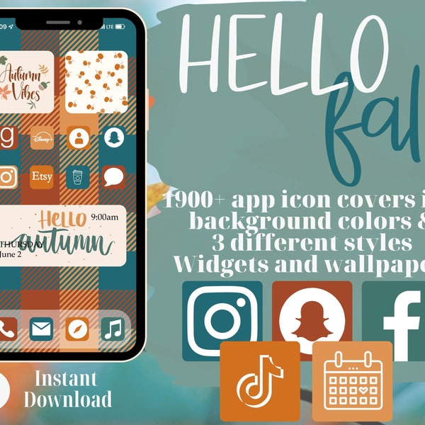 Fall App Icons (Just for you!) - Etsy