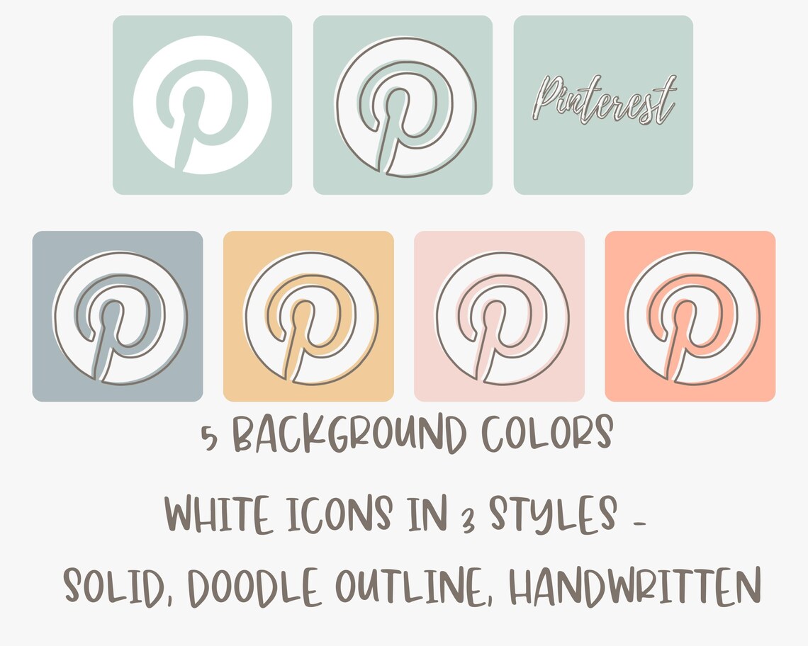 1500+ App Icons | Doodle Ios 14 Icons | Ios 14 Aesthetic | Ios 15 ...