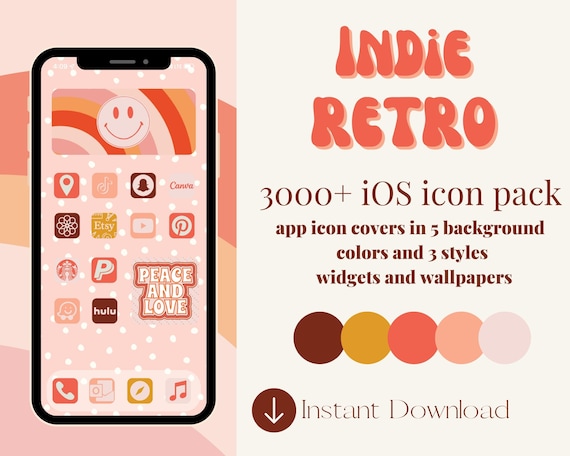 3000 App Icons Retro Ios 14 Icons Retro Ios 14 Aesthetic - Etsy