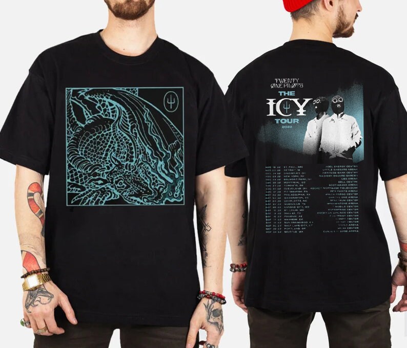 The Icy Tour 2022 Shirt, Twenty One Pilots Tour Shirt, Icy Tour Merch ...