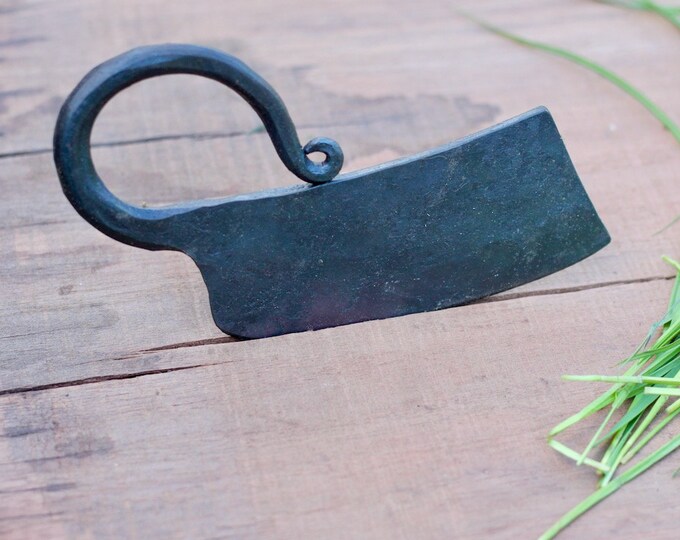 Blacksmith Herb Chopper | Hand Forged Knife, Herb Cutter, Hand Chopper ...