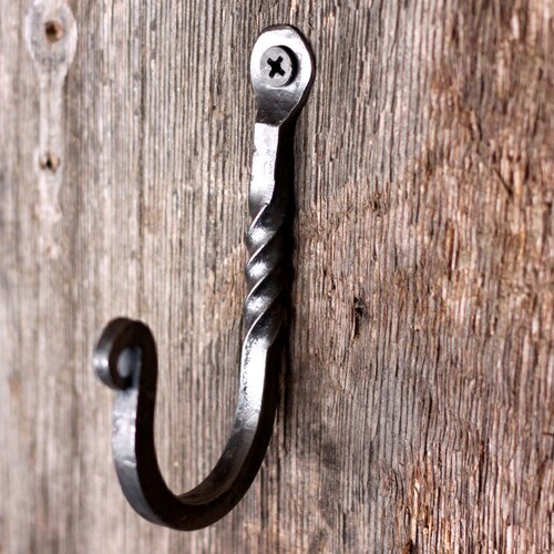 Simple Wall Hook Coat Hook Hand Forged Iron Coat Rack Hook - Etsy