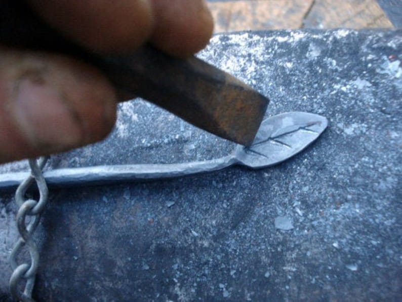 Leaf Hook Blacksmith Hand Forged Coat Hook - Etsy