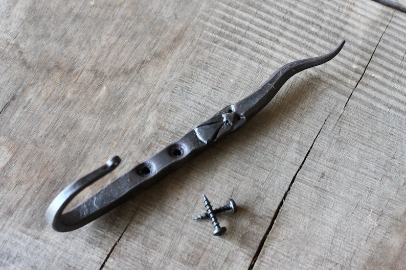 Wizard Hook | Hand Forged Blacksmith Coat Hook - Etsy