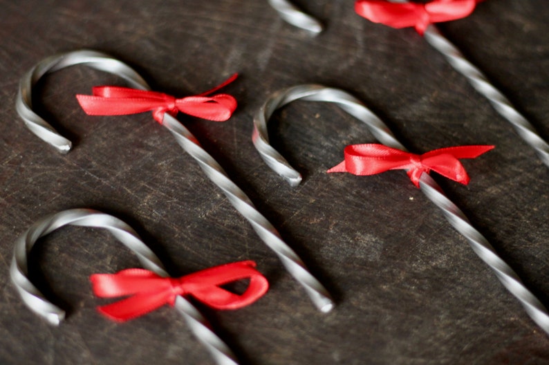 Hand Forged Candy Cane Christmas Ornaments | Blacksmith Wrought Iron ...