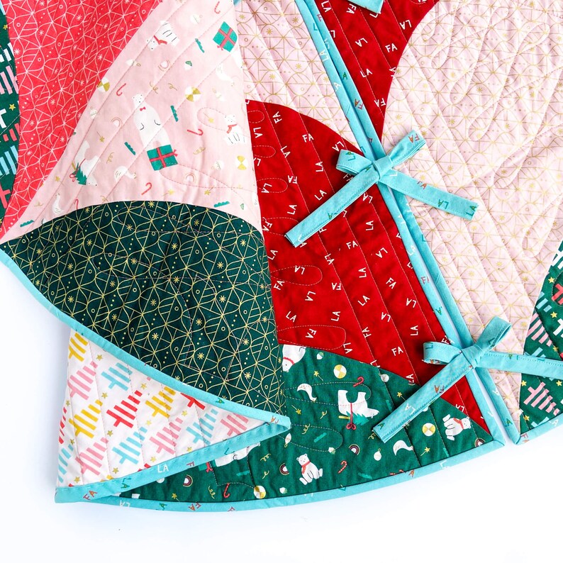 Brightest Star Tree Skirt, Beginner Curves Quilt (PDF Pattern) - Etsy