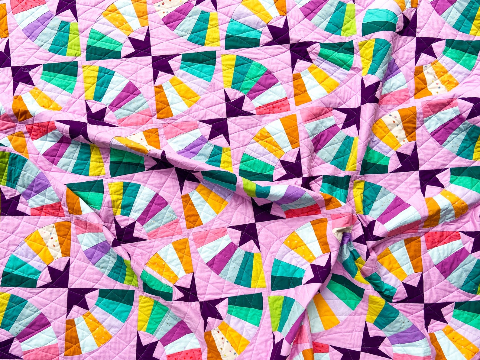 PDF Stars Above Quilt Pattern Download Modern Star Quilt - Etsy