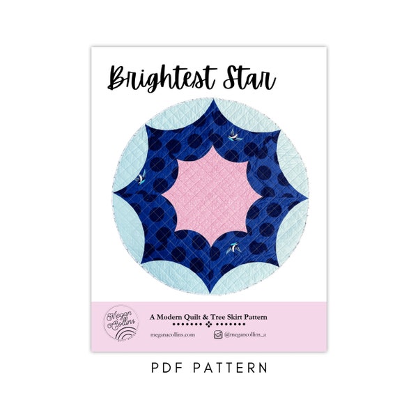 Tree and Star Quilt Pattern - Etsy